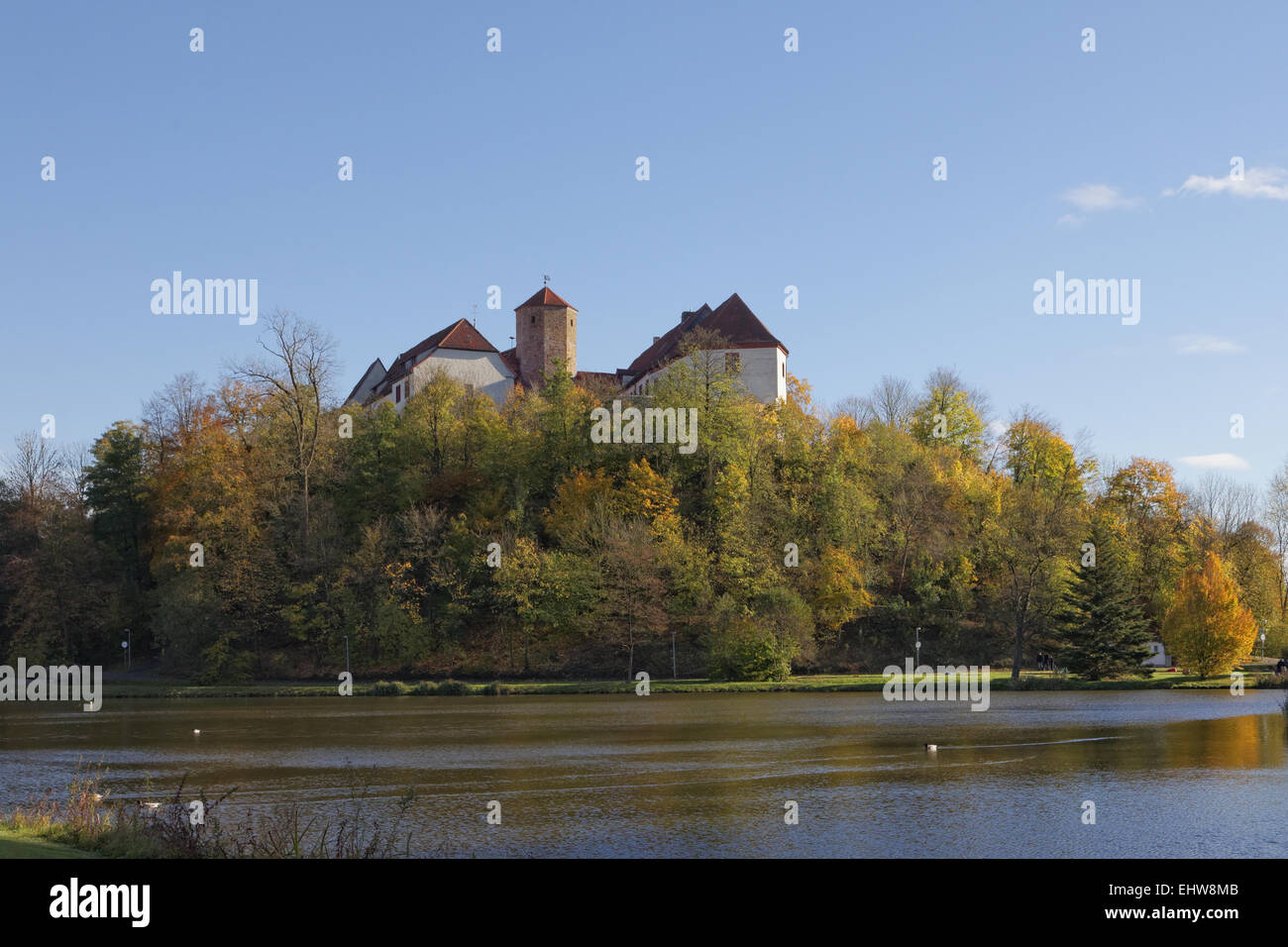 Bad Iburg castle in autumn, Germany Stock Photo - Alamy