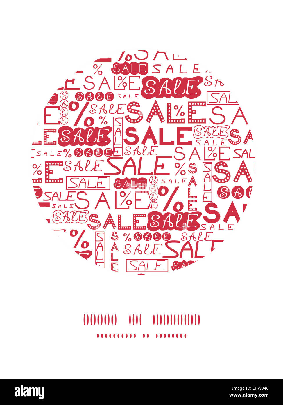 Sale circle decor pattern background Stock Photo - Alamy
