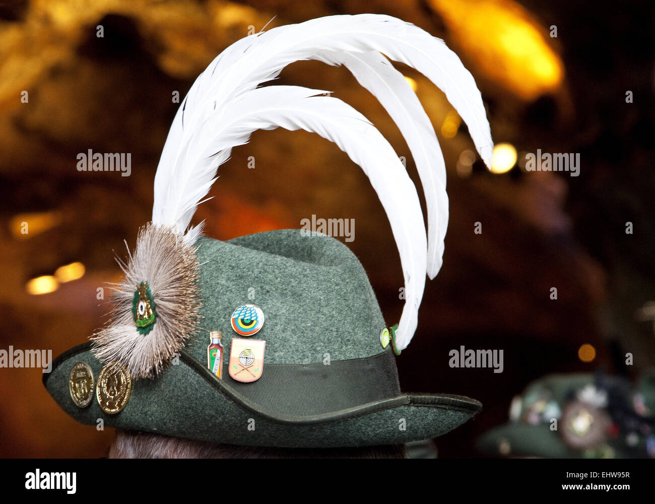 Marksmen in the Balve cave Stock Photo - Alamy