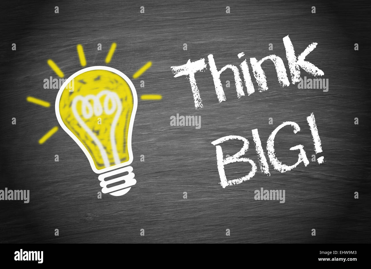 Think Big ! Stock Photo - Alamy