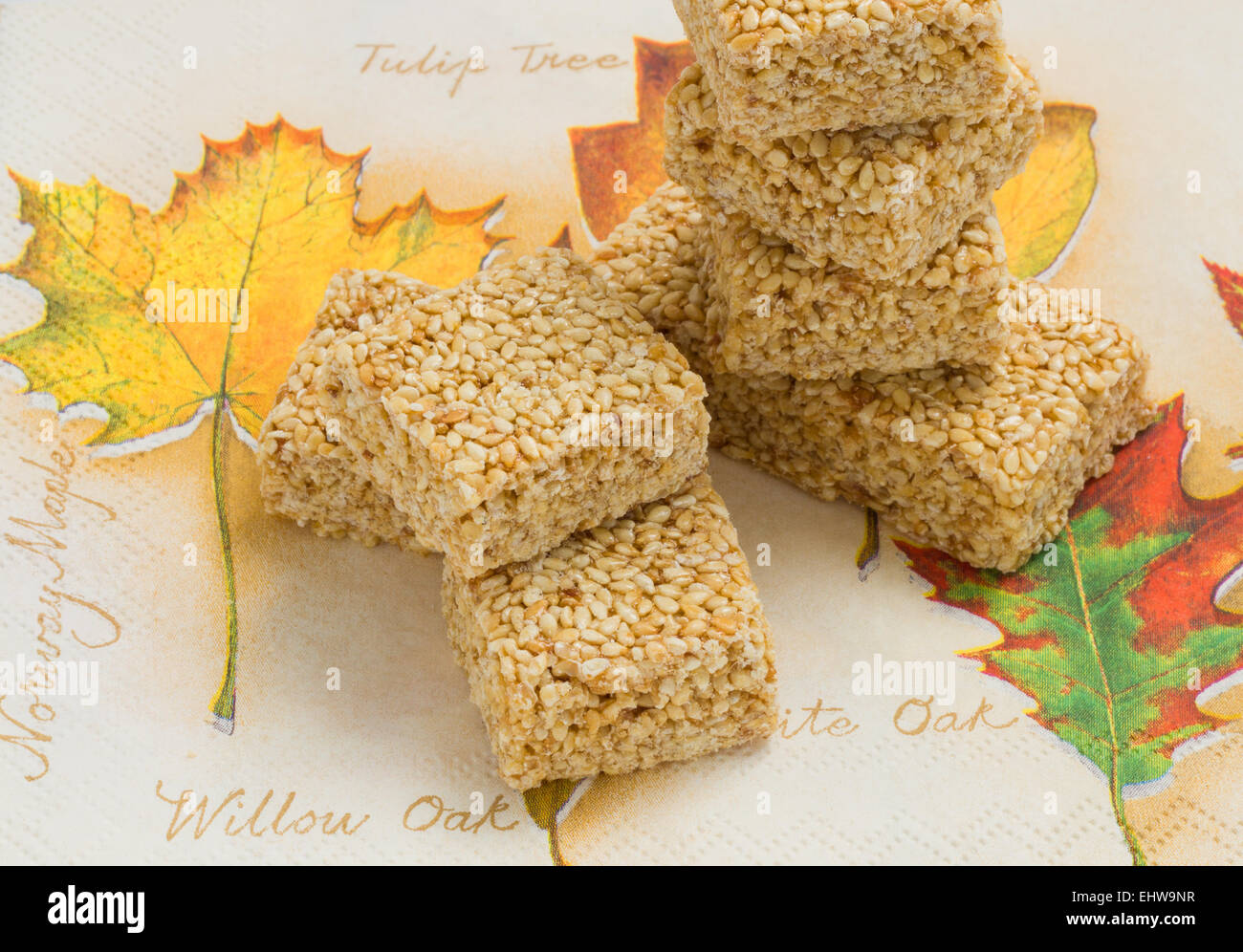 Sesame candy hi-res stock photography and images - Alamy
