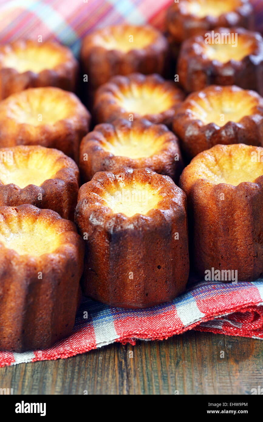 Small French cakes closeup Stock Photo - Alamy