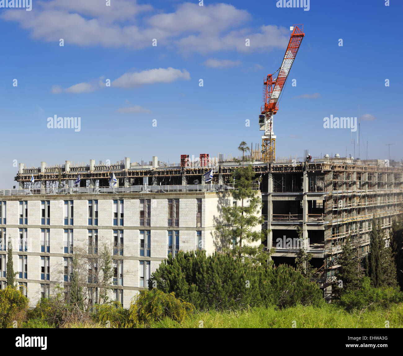 Buildings with jerusalem stone facades hi-res stock photography and ...