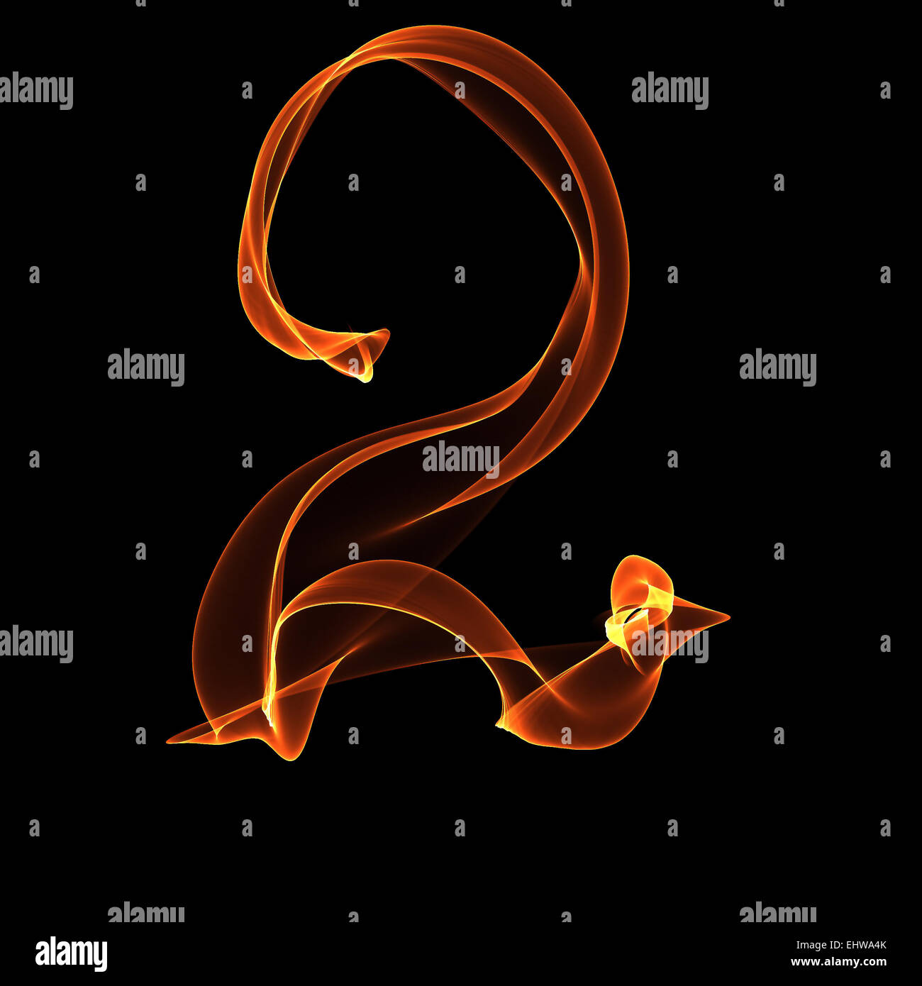 digit in fire illustration Stock Photo - Alamy
