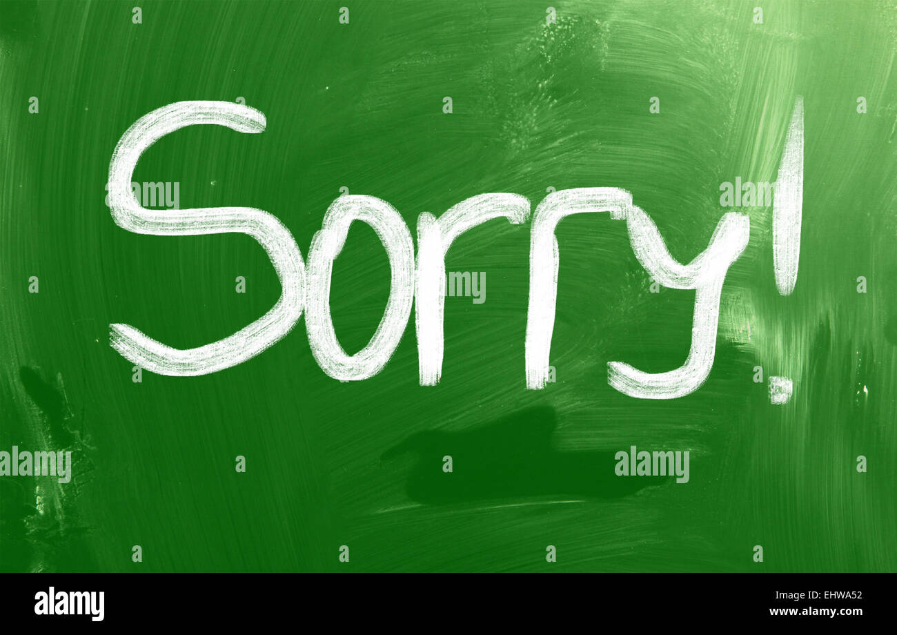 Love sorry hi-res stock photography and images - Alamy