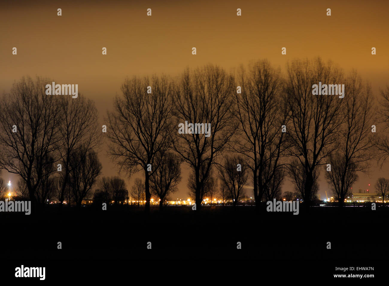 Lights at night Stock Photo - Alamy