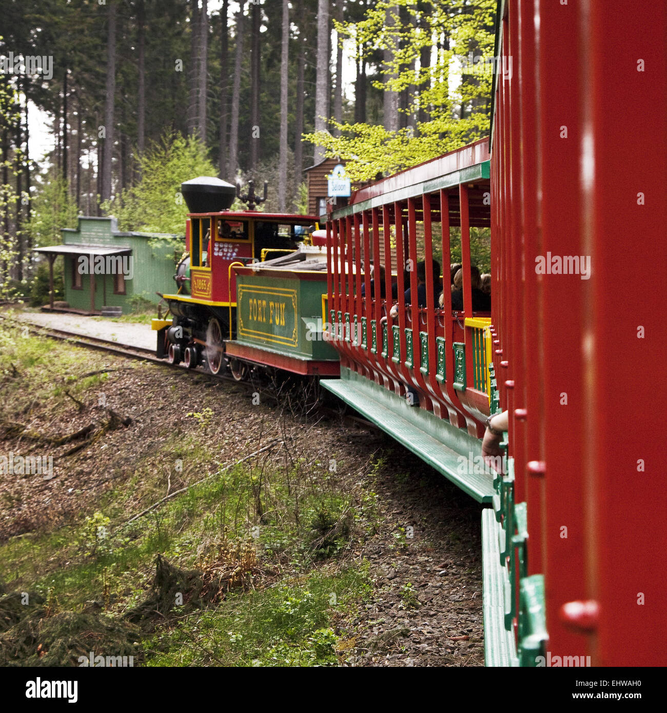 The amusement park Fort Fun in Bestwig Stock Photo - Alamy