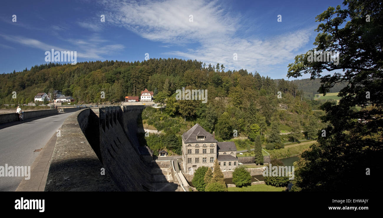 The dam of Diemelsee in Marsberg Stock Photo - Alamy