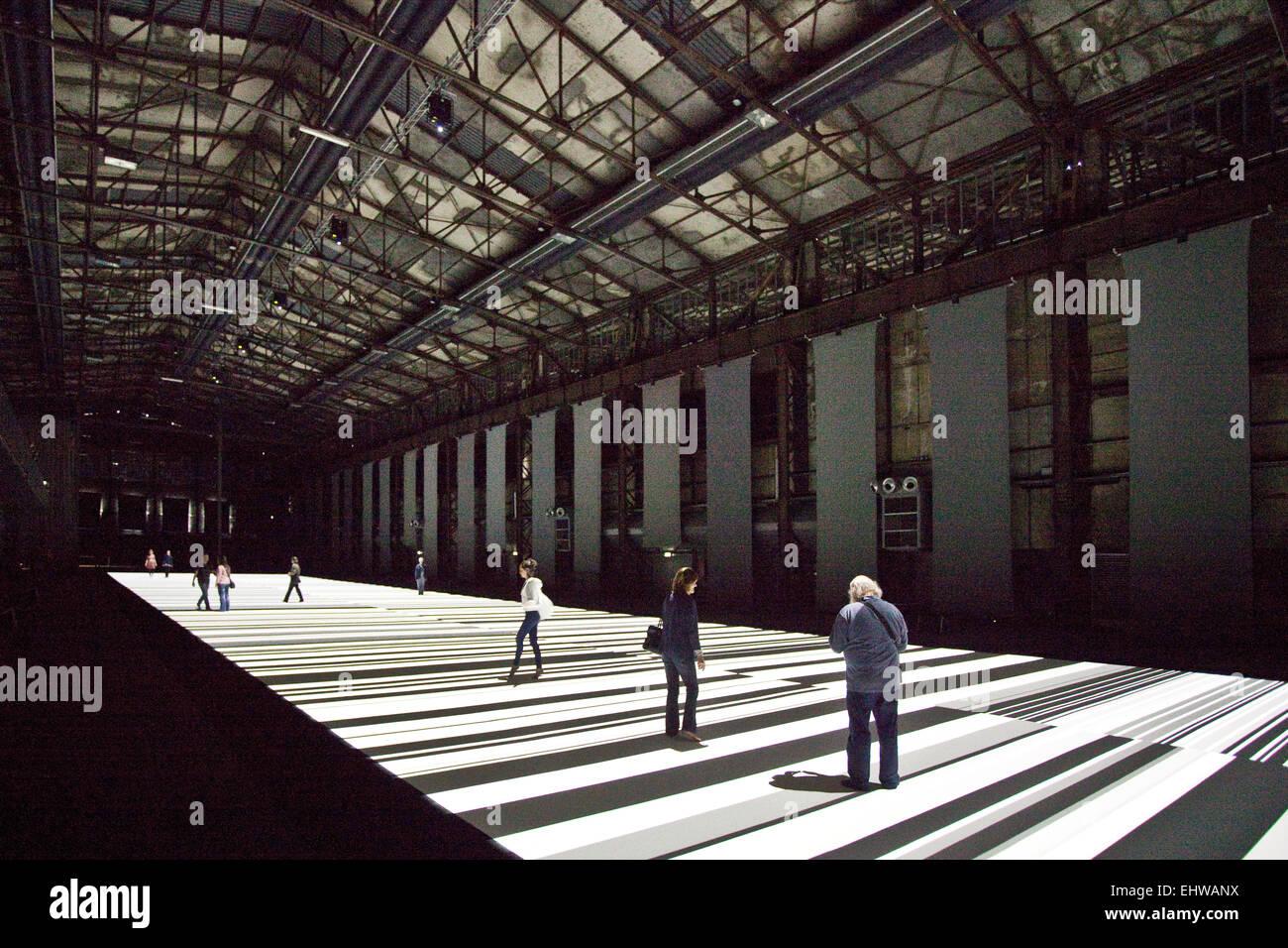 Ryoji ikeda test pattern hi-res stock photography and images - Alamy