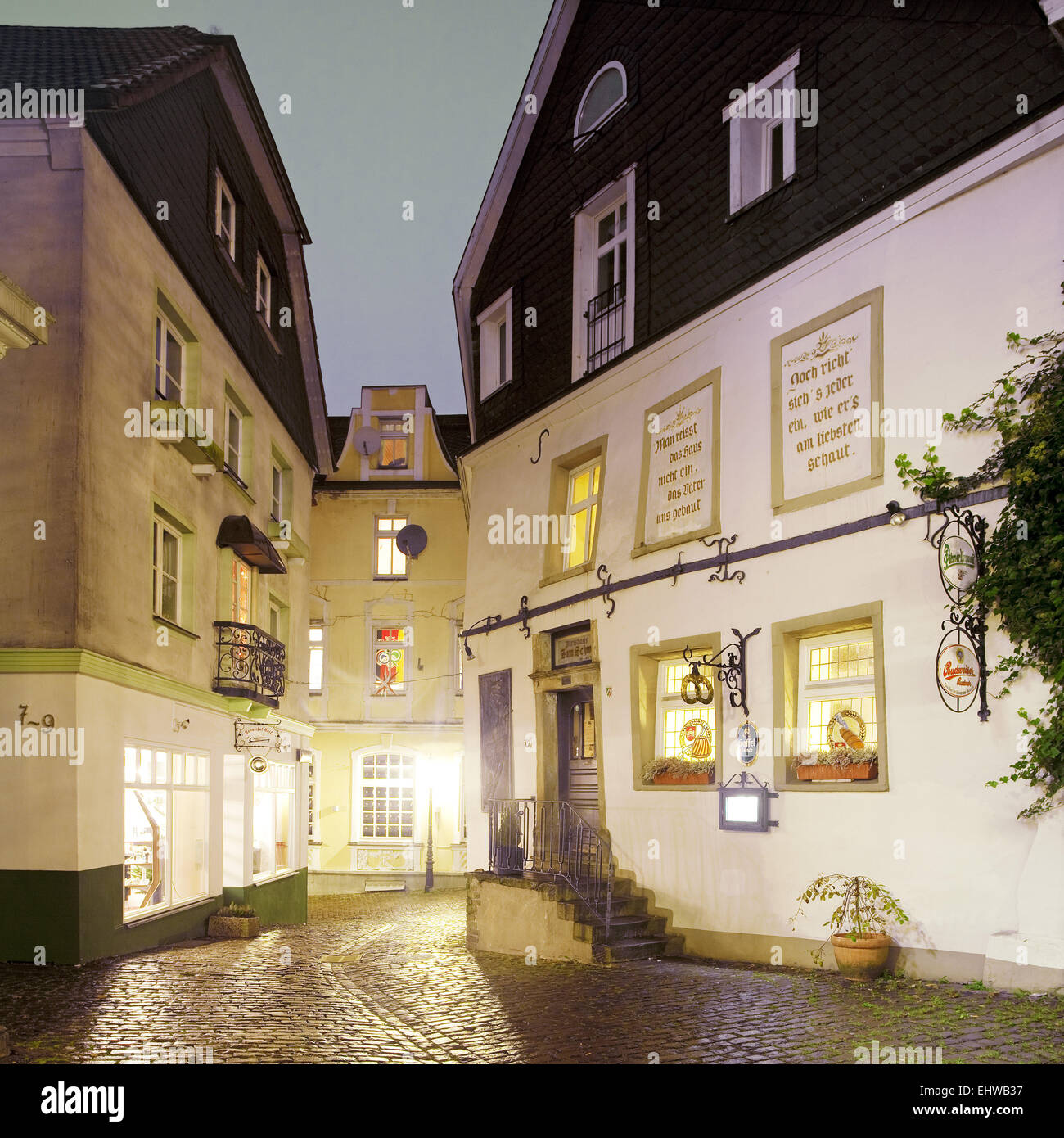 In the old town of Lüdenscheid in Germany Stock Photo - Alamy