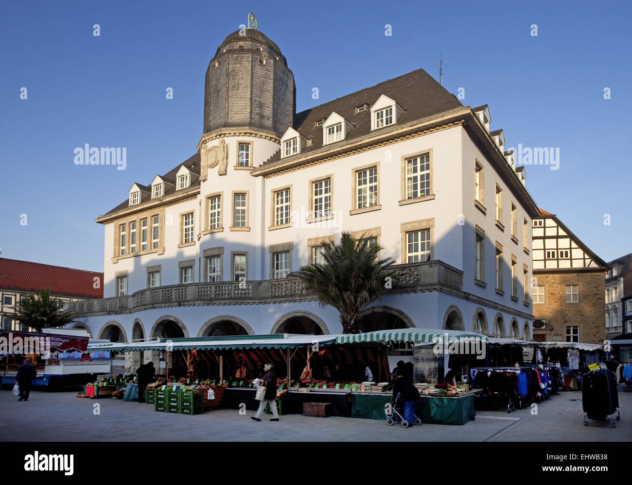 The old town hall in Menden, Germany Stock Photo - Alamy