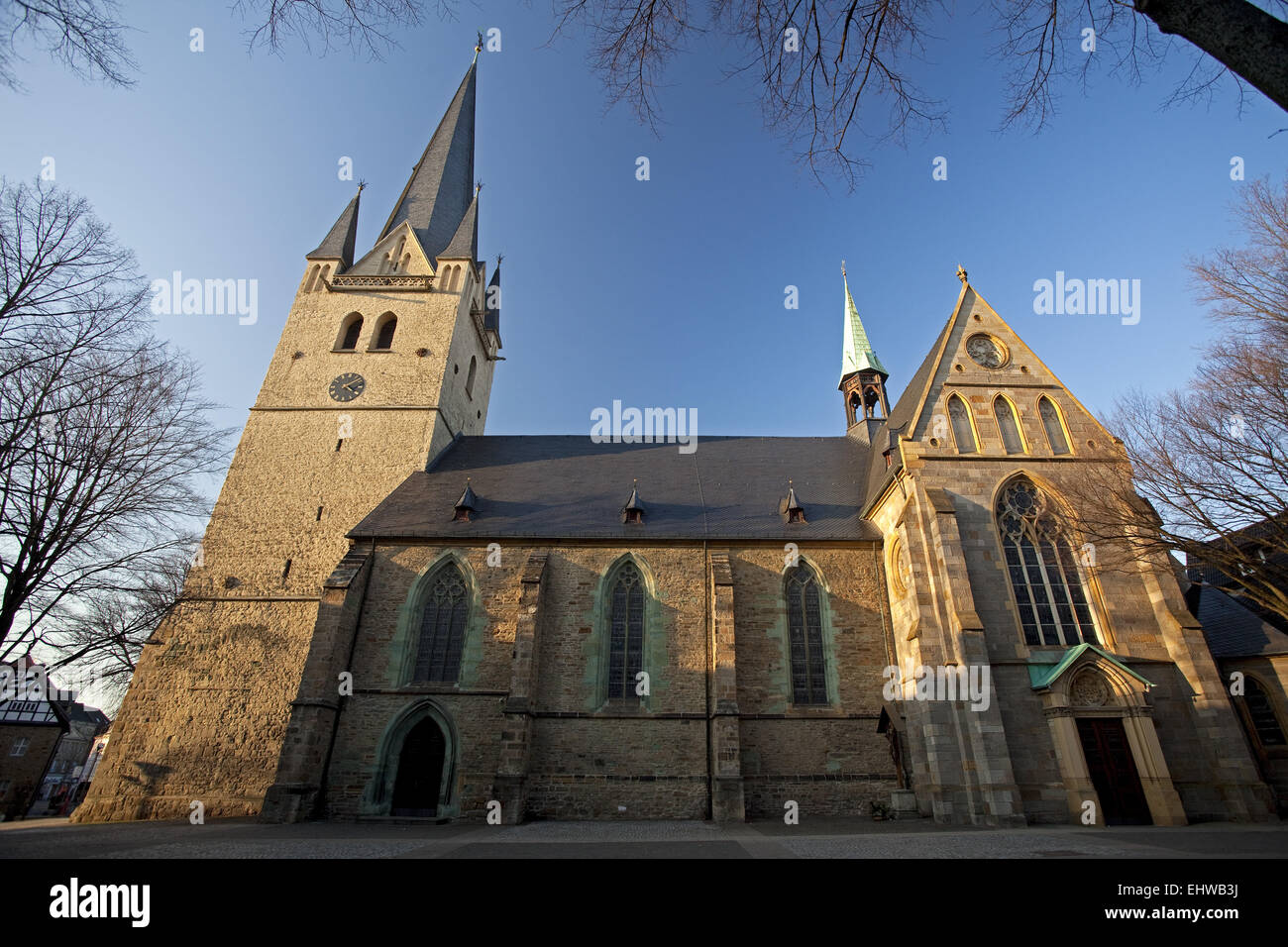 The Saint Vincent Church in Menden, Germany Stock Photo - Alamy