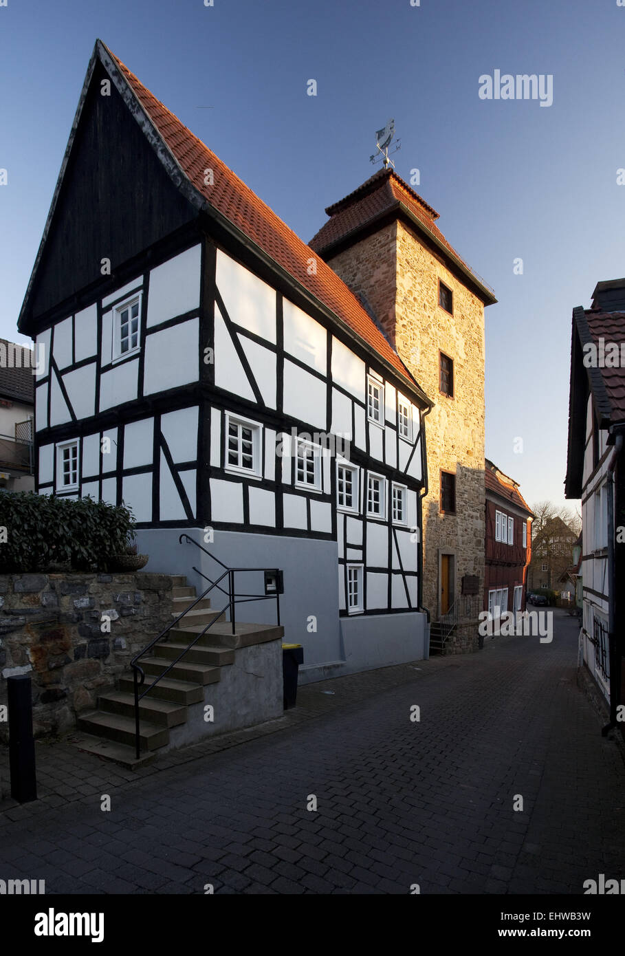 The devil tower in Menden, Germany Stock Photo - Alamy