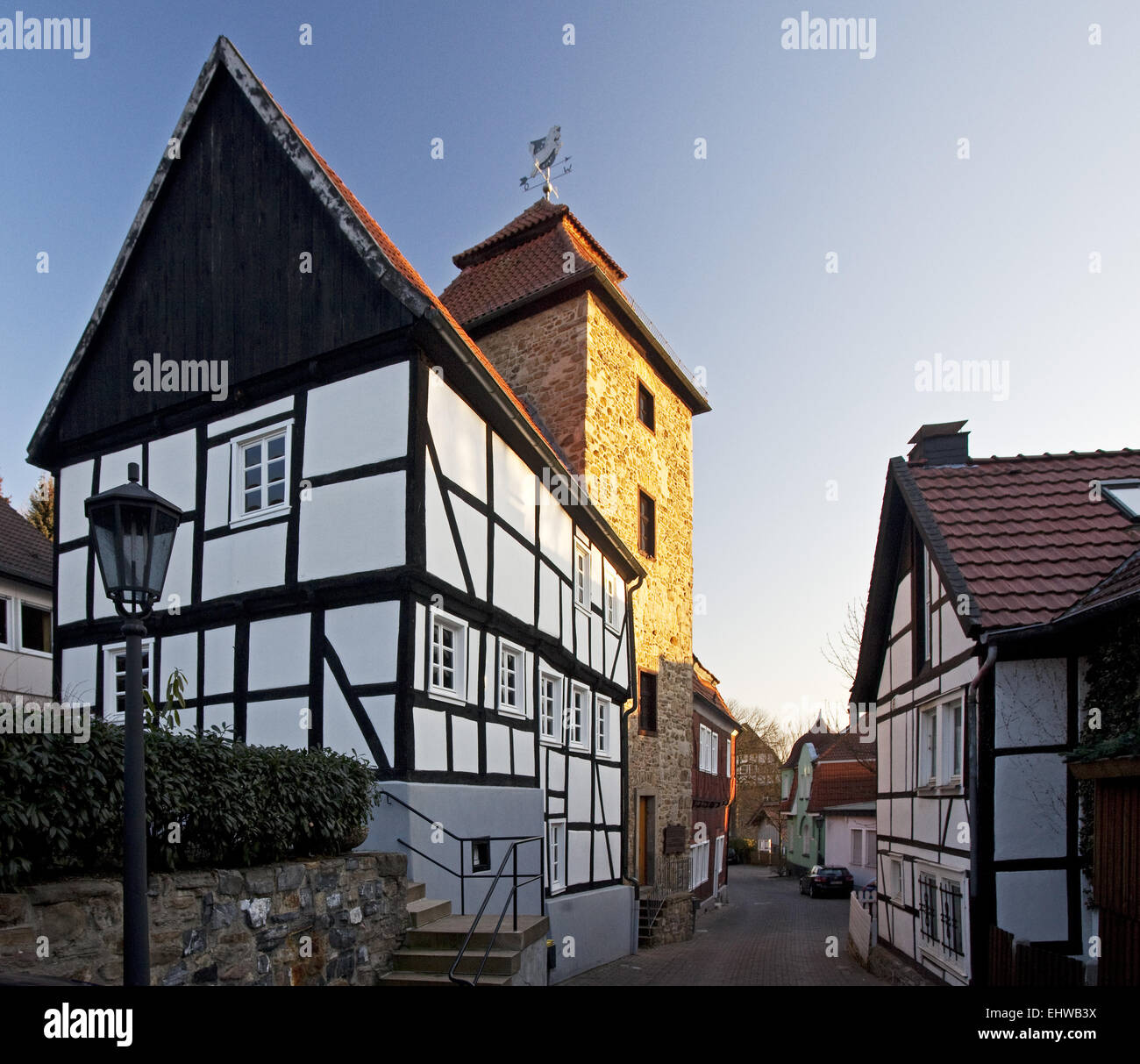 The devil tower in Menden, Germany Stock Photo - Alamy