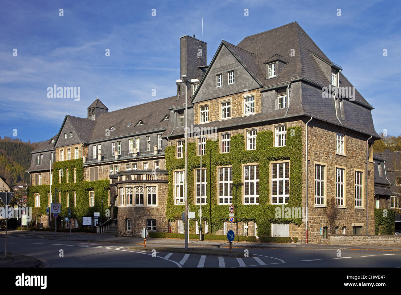The Town Hall in Werdohl in Germany Stock Photo - Alamy