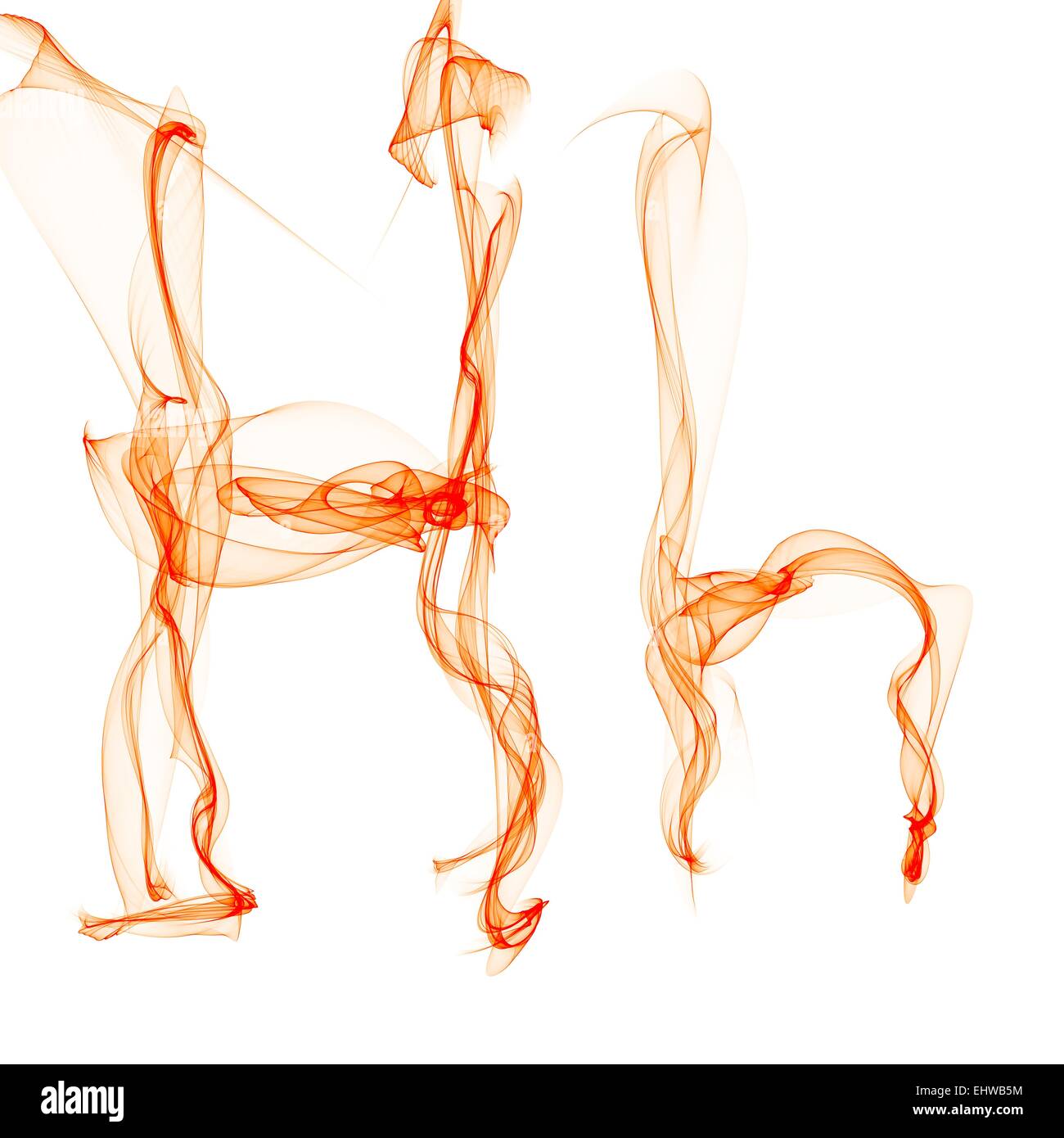 letter made of fire Stock Photo - Alamy