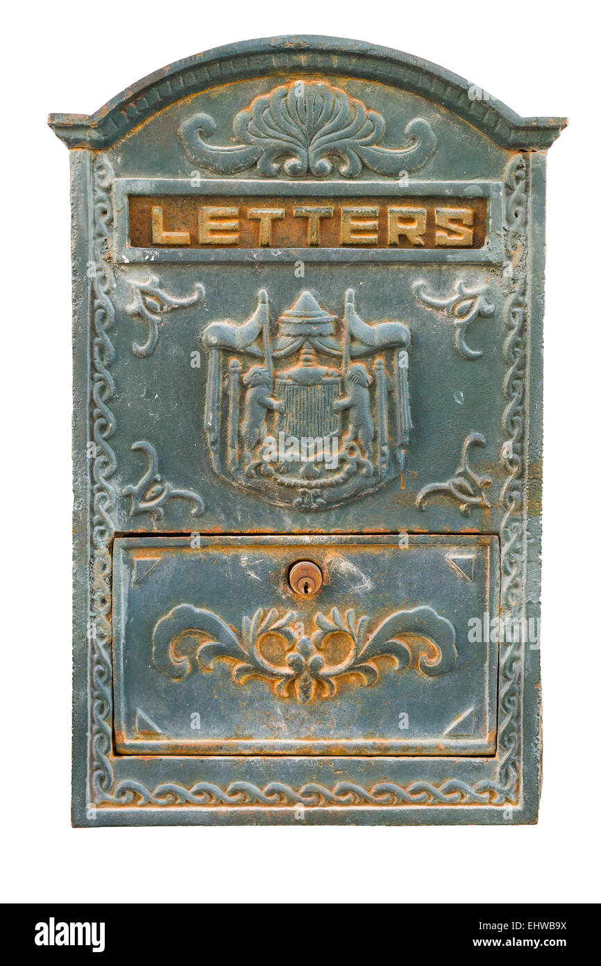 Beautiful old mailbox Stock Photo - Alamy