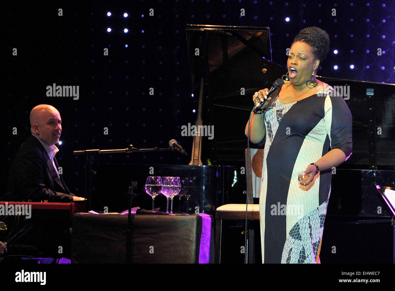 Brno, Czech Republic. 17th Mar, 2015. American singer Dianne Reeves ...