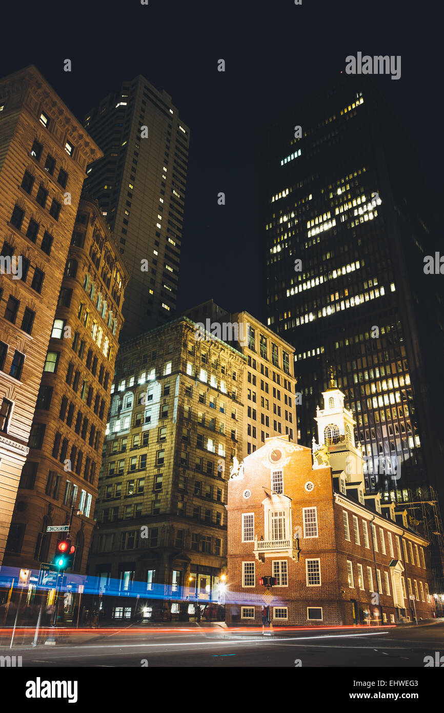 Buildings at the intersection of State Street and Congress Street at ...