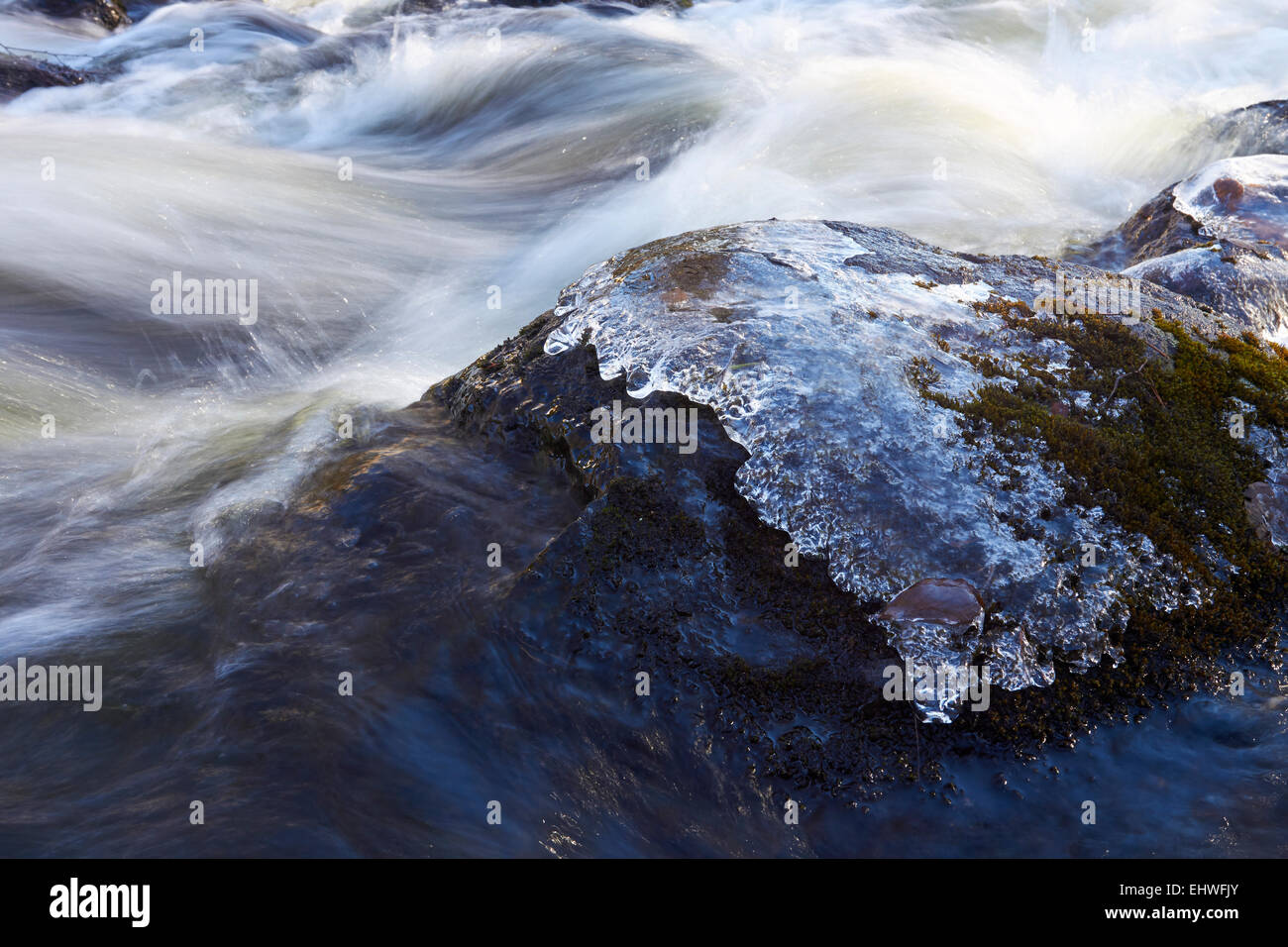 ice and water, Finland Stock Photo - Alamy