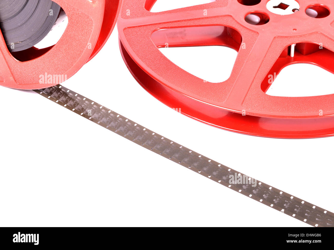 16mm movie files with films reels Stock Photo - Alamy