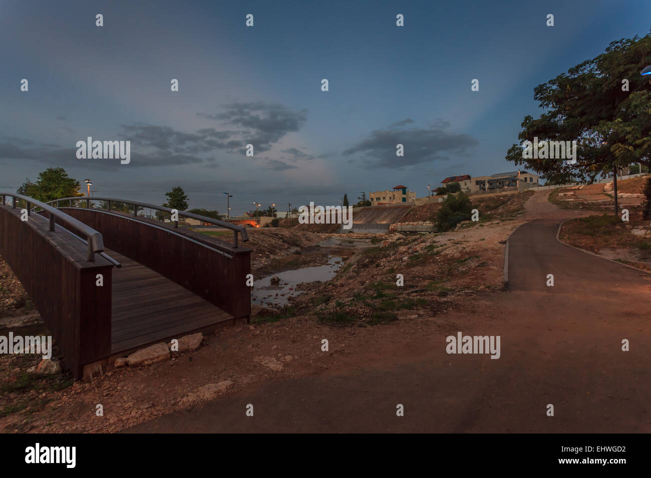 Dawn in Rosh Haayin, Israel Stock Photo - Alamy