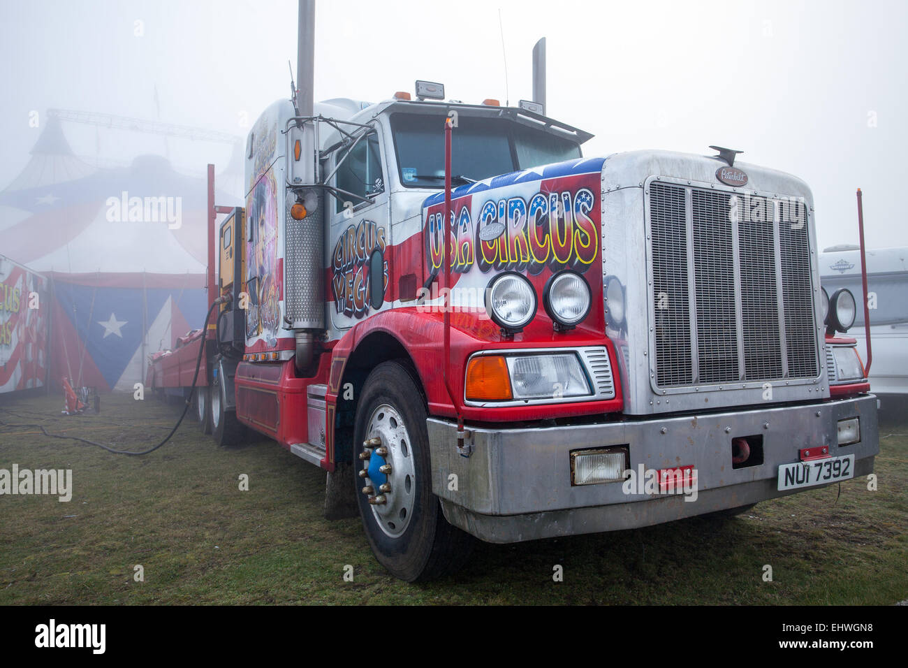 Uncle Sam's American Circus, Custom Painted truck and cab from USA ...
