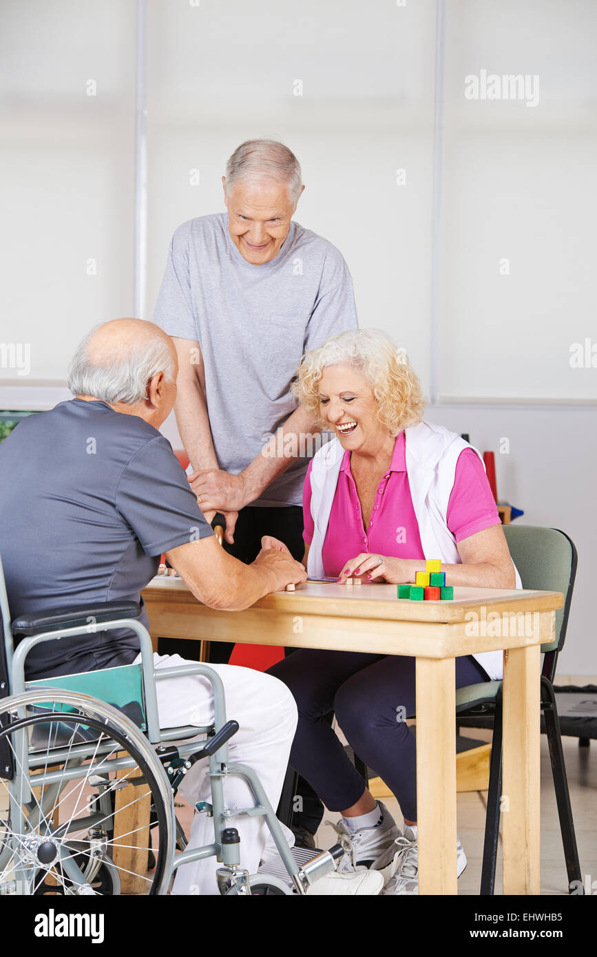 Old Man Playing Bingo