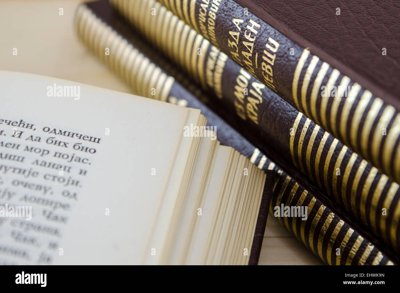 Books pile hi-res stock photography and images - Alamy
