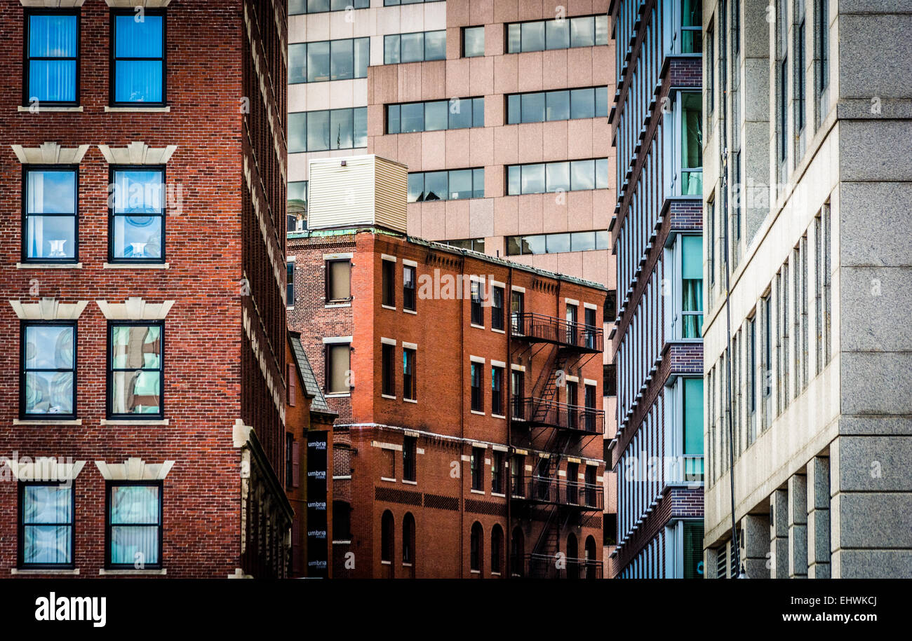 Layers of buildings in Boston, Massachusetts Stock Photo - Alamy
