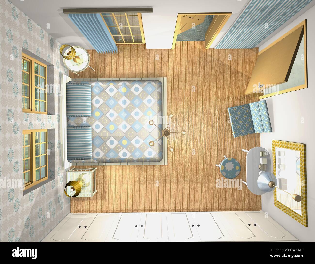 Master Bedroom Top View