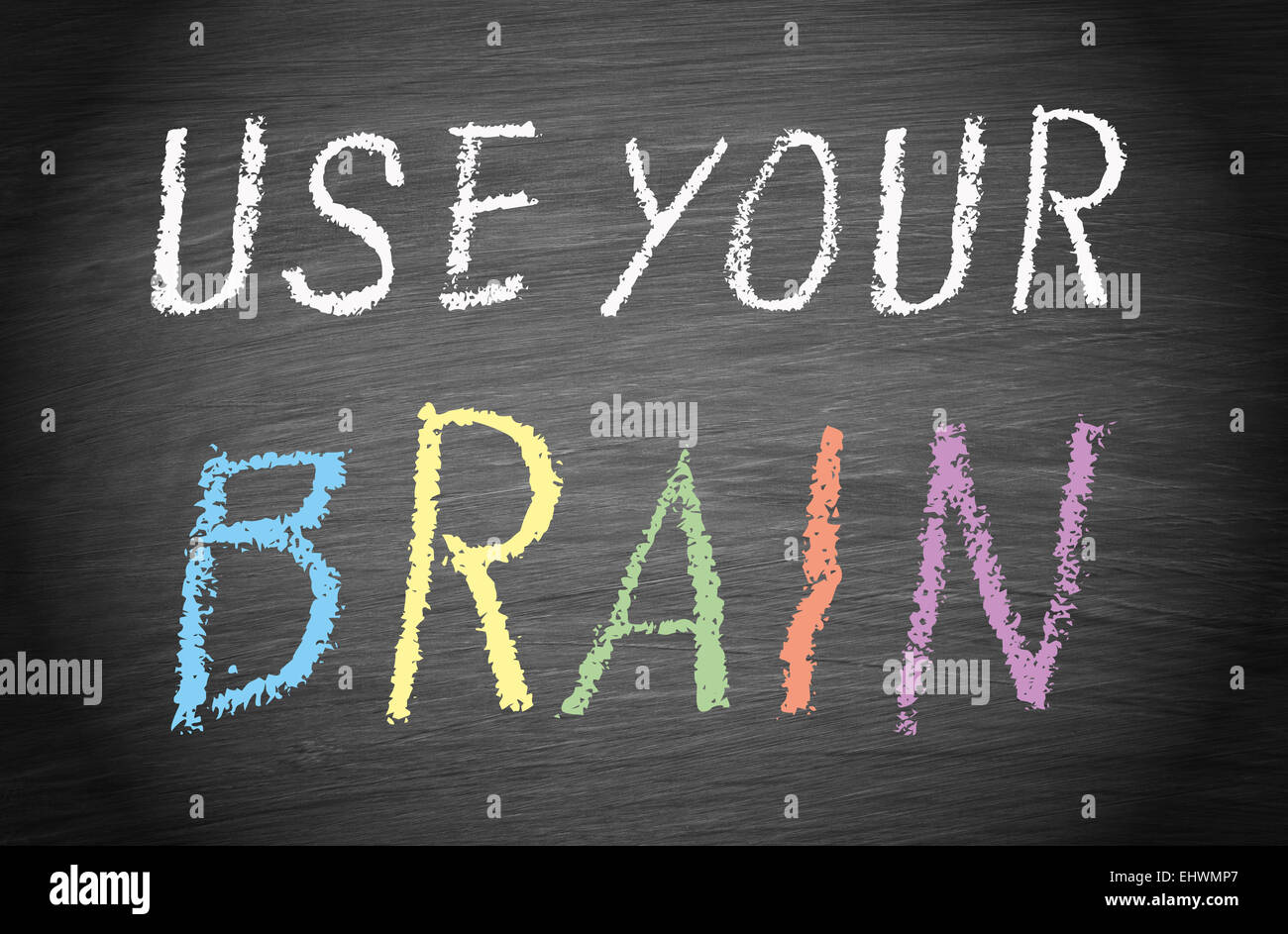 Use your brain Stock Photo - Alamy