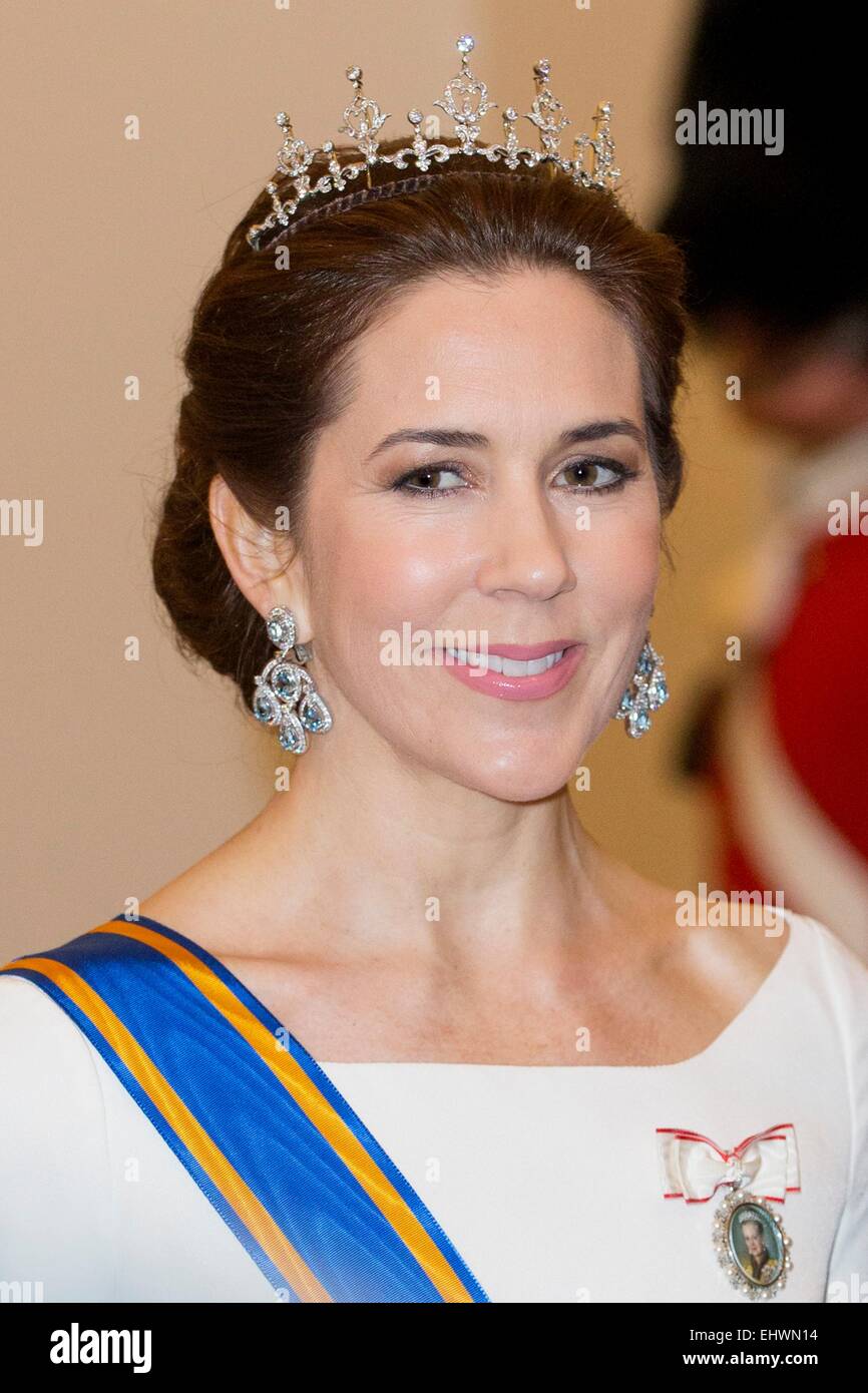 Copenhagen, Denmark. 17th Mar, 2015. Crown Princess Mary of Denmark at ...