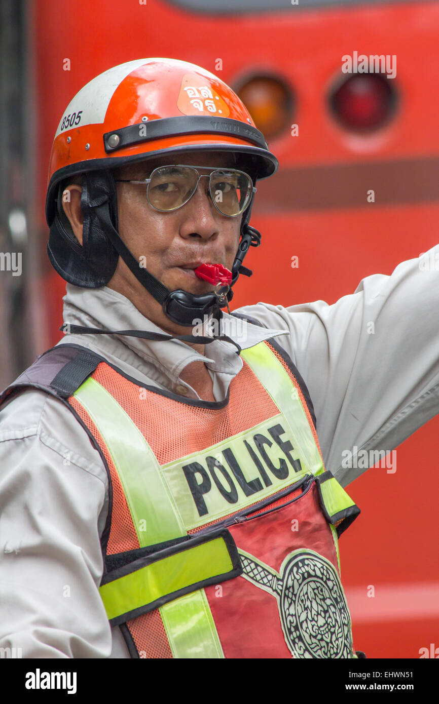 Traffic policeman with whistle hi-res stock photography and images - Alamy