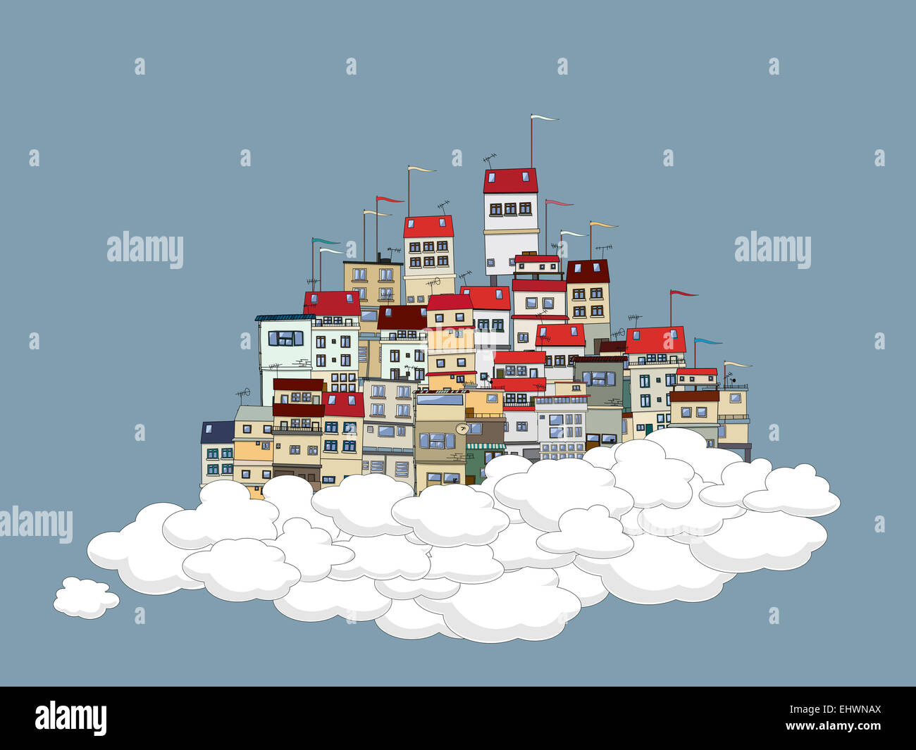 Flying brick cartoon hi-res stock photography and images - Alamy