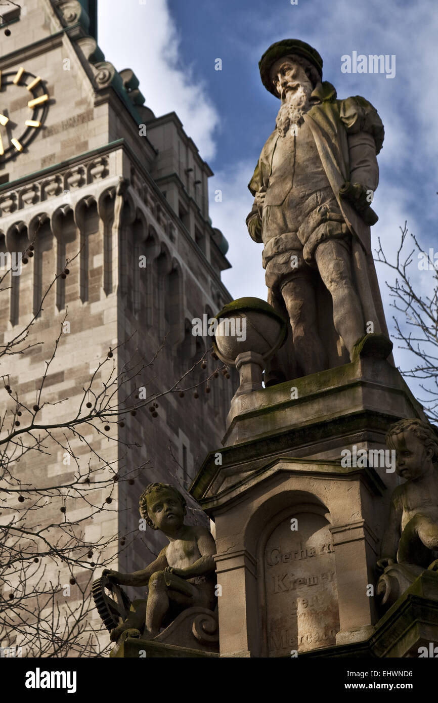 Mercator fountain hi-res stock photography and images - Alamy