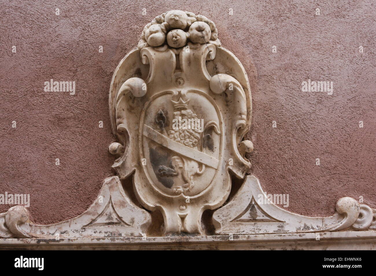 Coat of Arms in Bonifacio, Corsica Stock Photo - Alamy