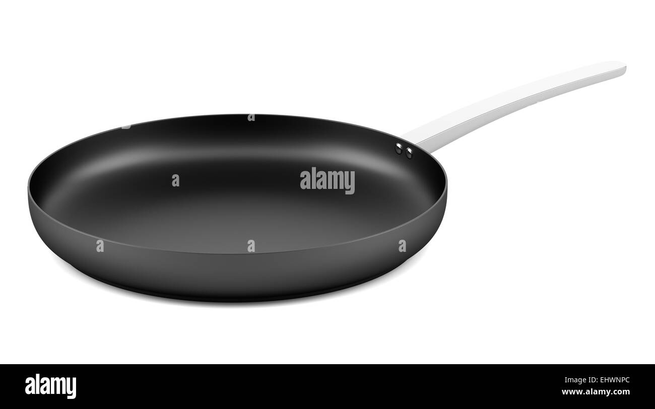 cooking pan isolated on white background Stock Photo - Alamy