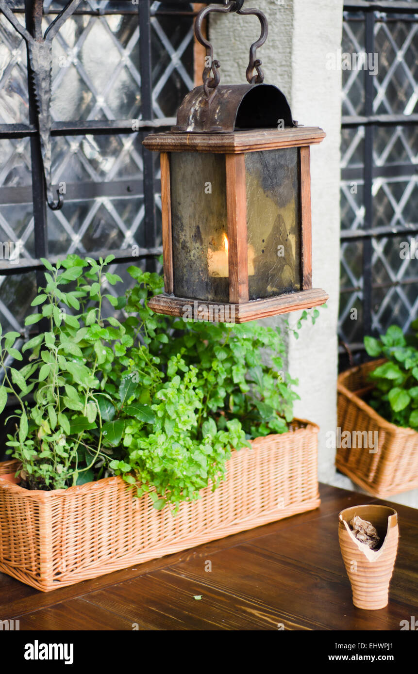 Lantern cafe hi-res stock photography and images - Alamy