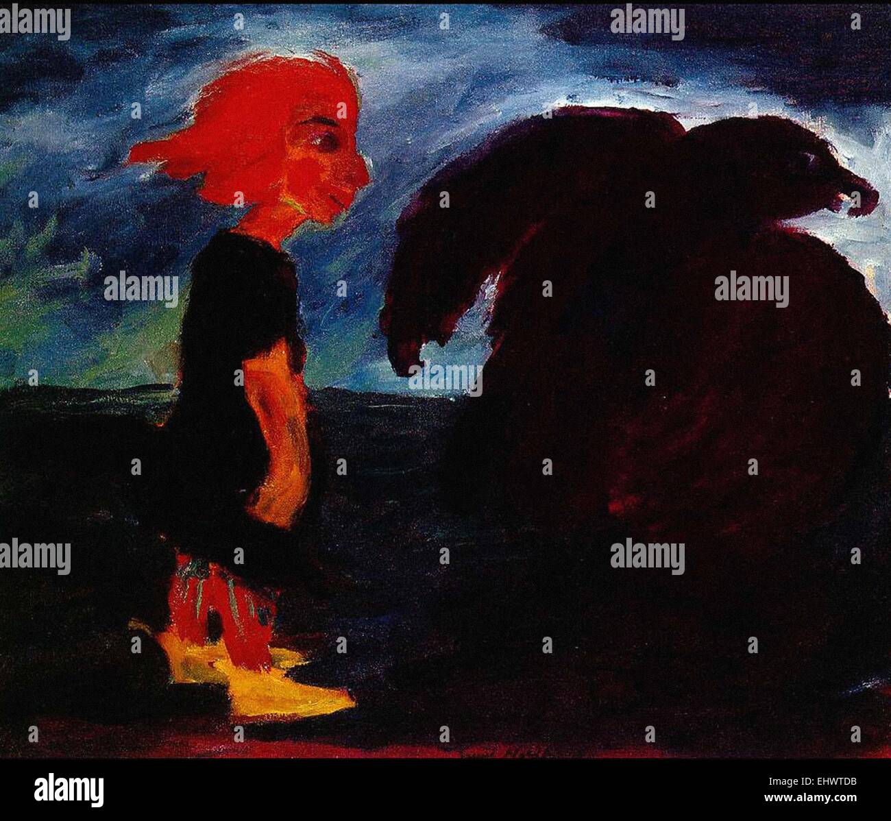 The child with the bird hi-res stock photography and images - Alamy