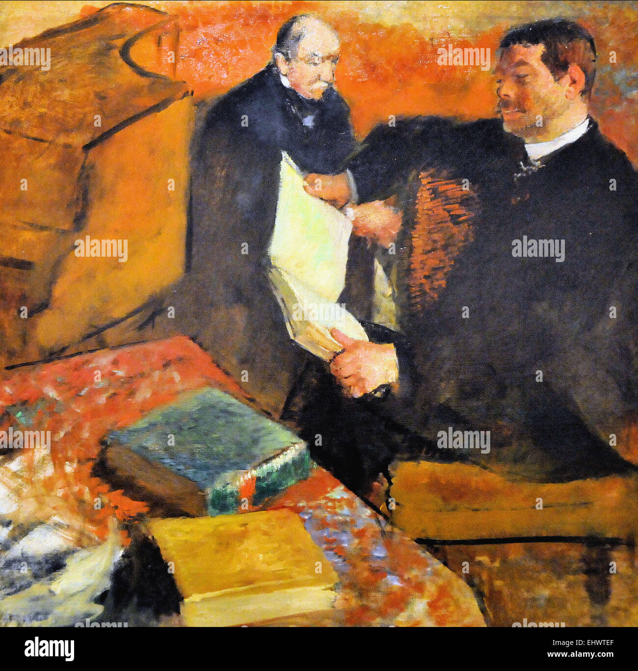 Edgar degas pagans and degass father hi-res stock photography and ...