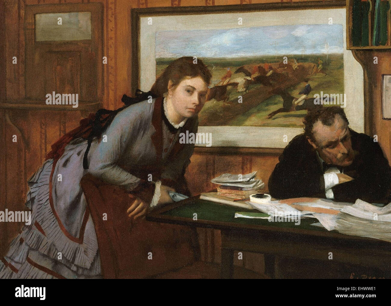 Edgar Degas Bad Mood Stock Photo - Alamy