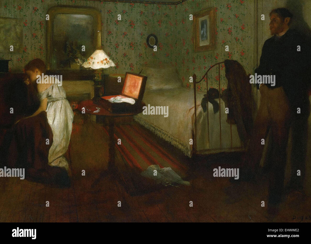 Edgar Degas Interior (The Rape Stock Photo - Alamy