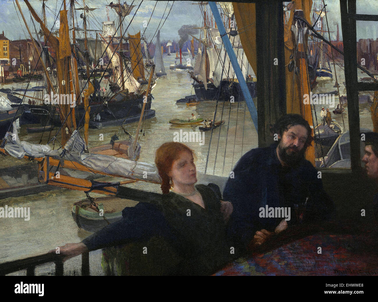 James Abbott McNeill Whistler Wapping on Thames Stock Photo - Alamy