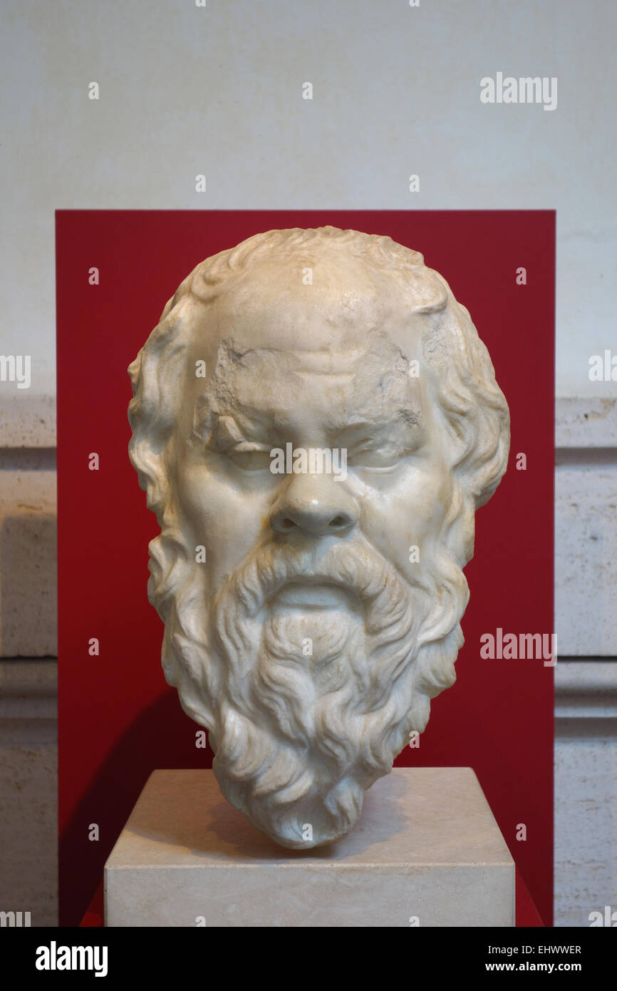 Socrates portrait hi-res stock photography and images - Alamy