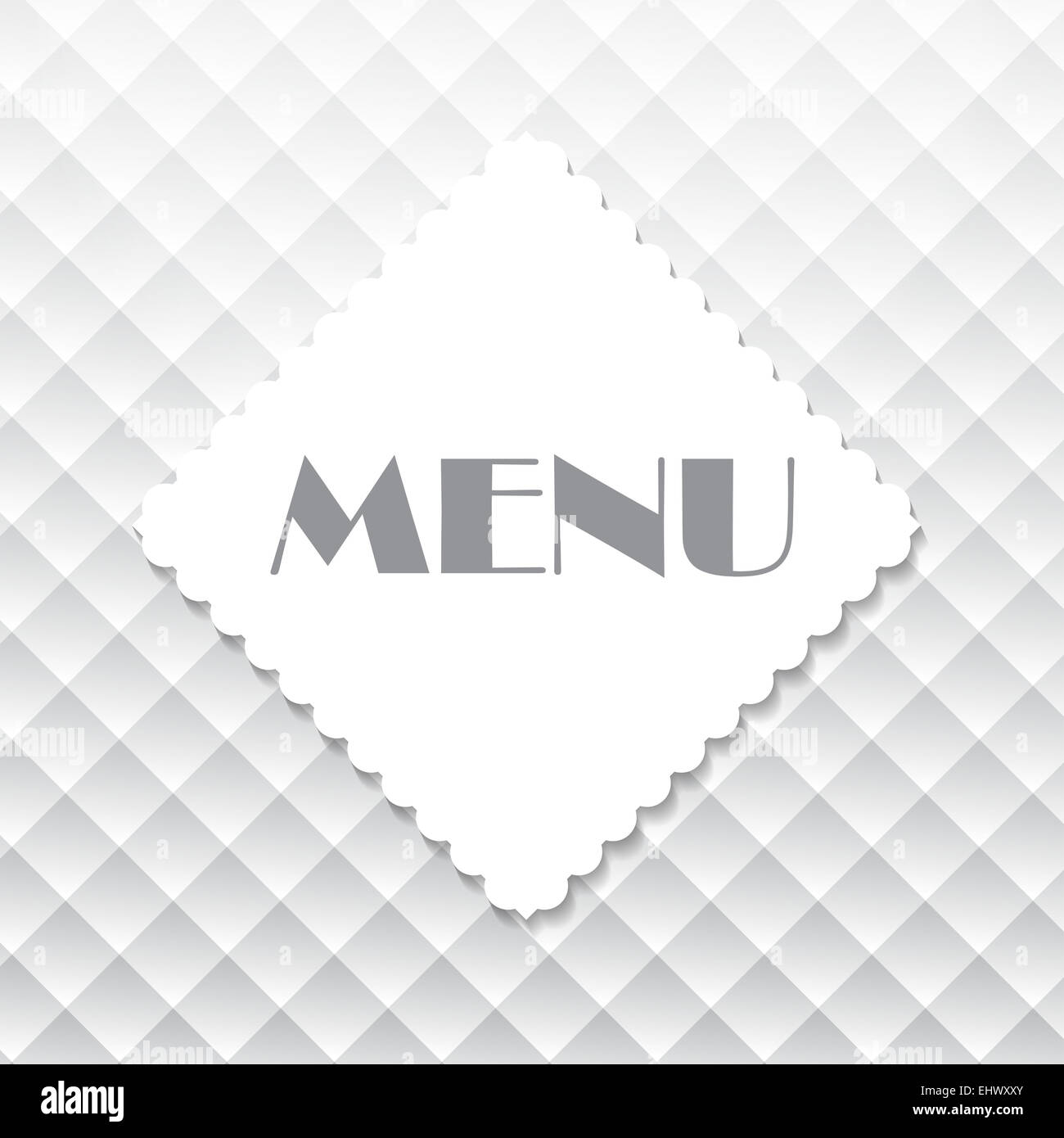 Restaurant Menu Template Vector Illustration Stock Photo - Alamy