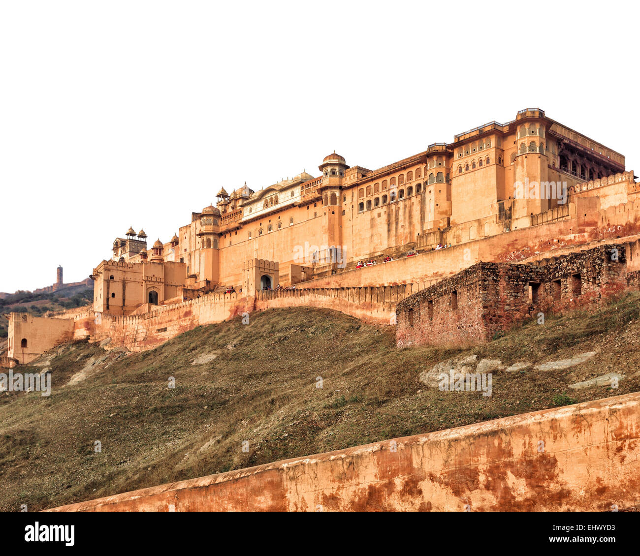 Courtyard of amber fort rajasthan india hi-res stock photography and ...