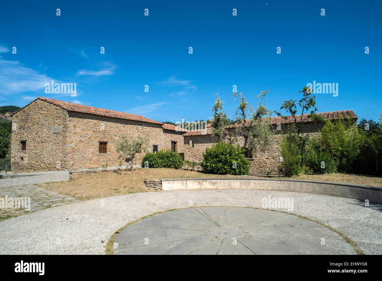 Italy, Vinci, Anchiano, Birth House of Leonardo da Vinci Stock Photo ...