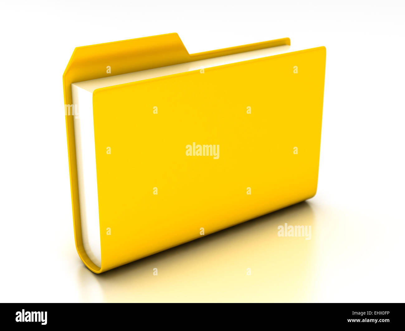 folders and files on a white background Stock Photo - Alamy