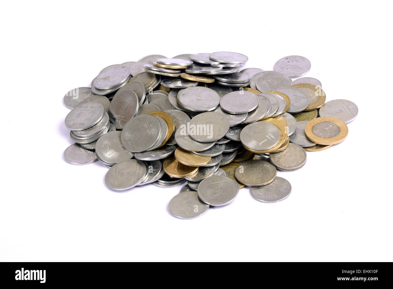 heap of coins Stock Photo - Alamy